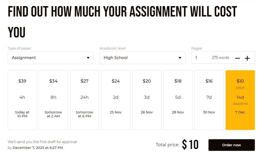DoMyAssignments.com Review - My Score: 5/10 - Studydemic